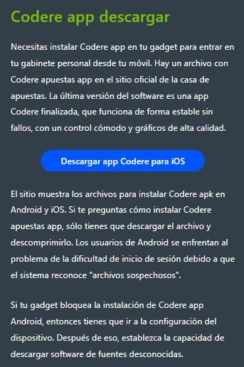 Codere app Panamá: pasos para descargar en iOS y Android
